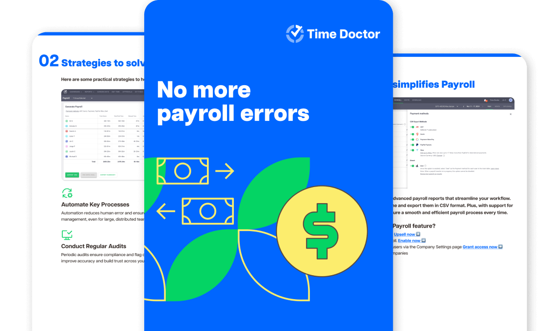 No more payroll errors
